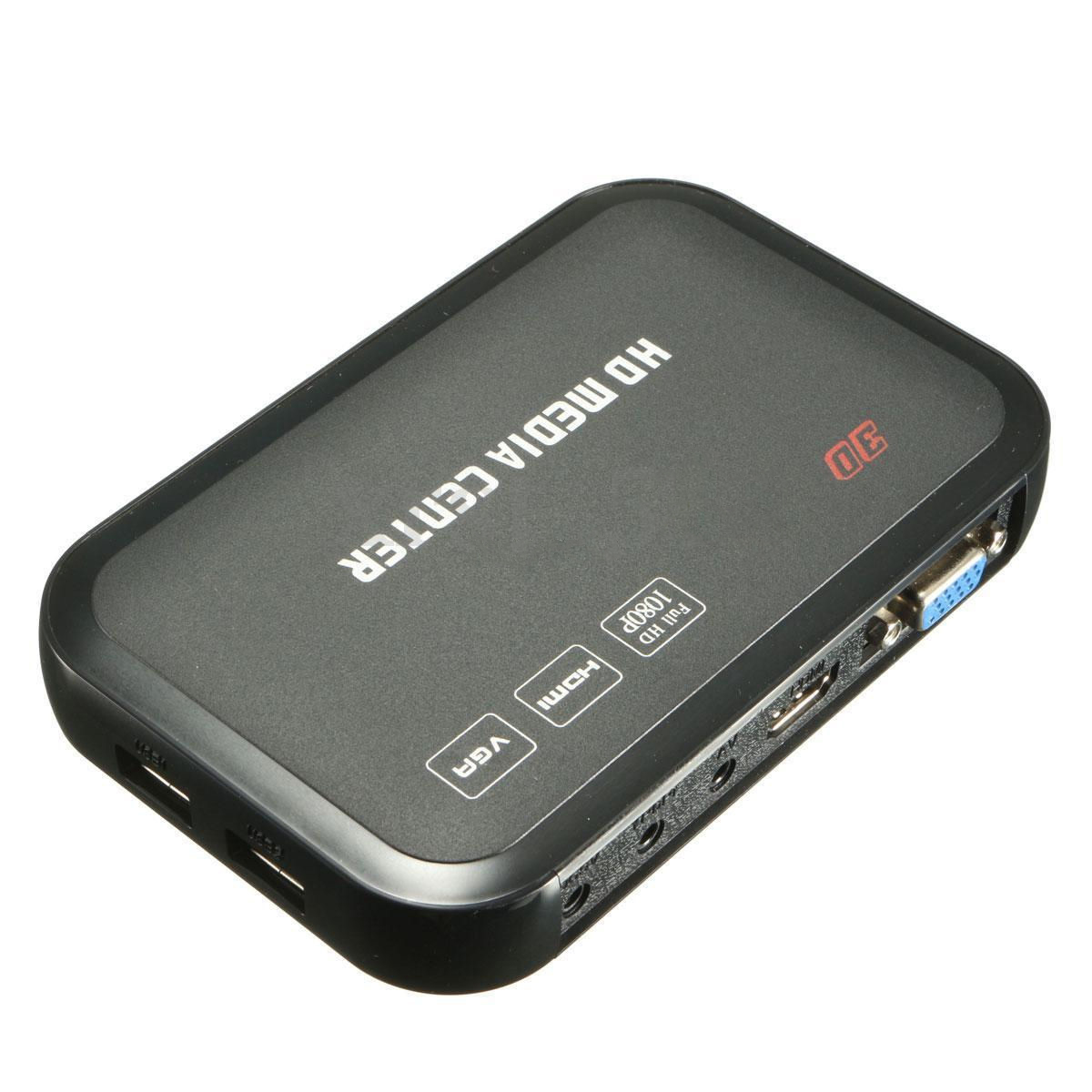 1080p Full Hd Hdmi Media Player Center Tv Hdd Mkv Sd Usb Mp4 Rm Rmvb