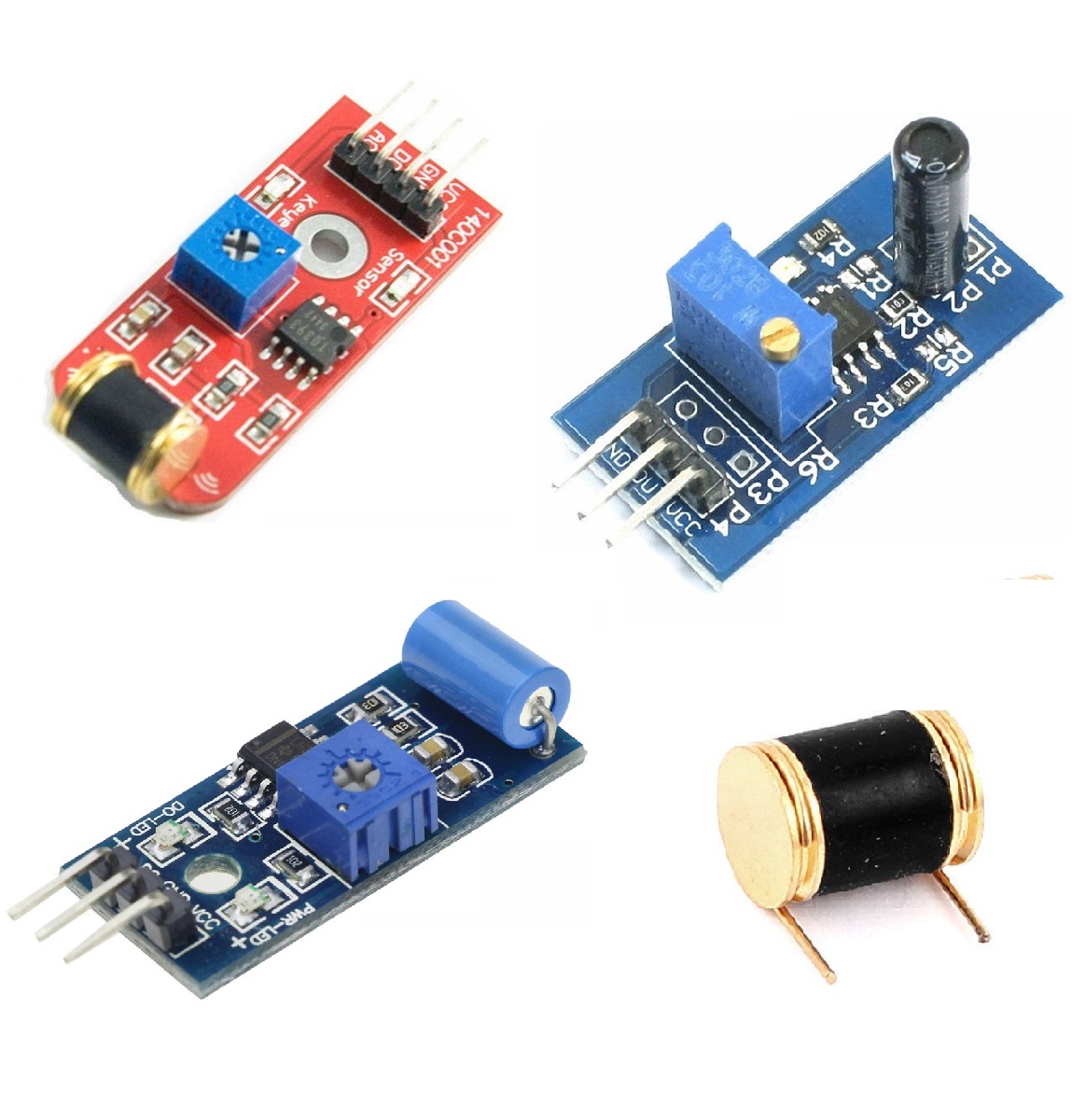 SW-420 801S LM393 Vibration Sensor Switch Alarm Module Analog Output ...