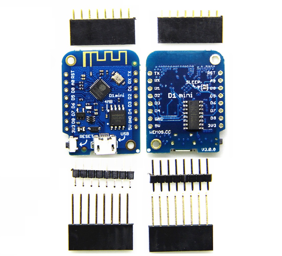 Wemos D1 Mini WIFI Internet of Things ESP8266 ESP8285 CH340 Development ...