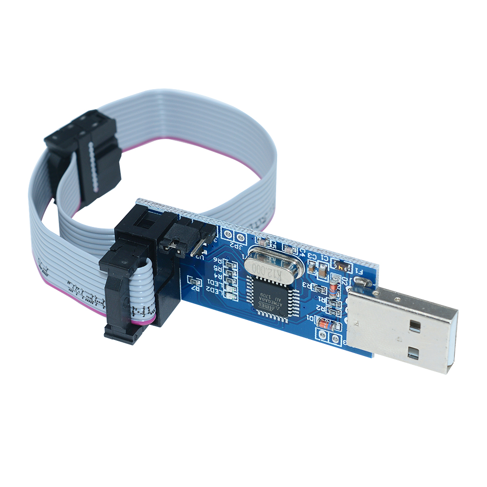Usbasp Usbisp Avr Programmer Adapter 10 Pin Cable Usb Atmega8 Atmega128