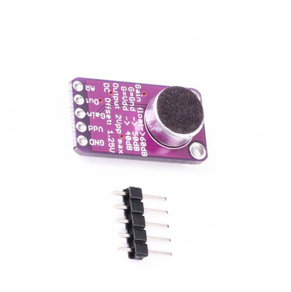 MAX9814 Microphone AGC Amplifier Board Module Auto Gain Control for ...