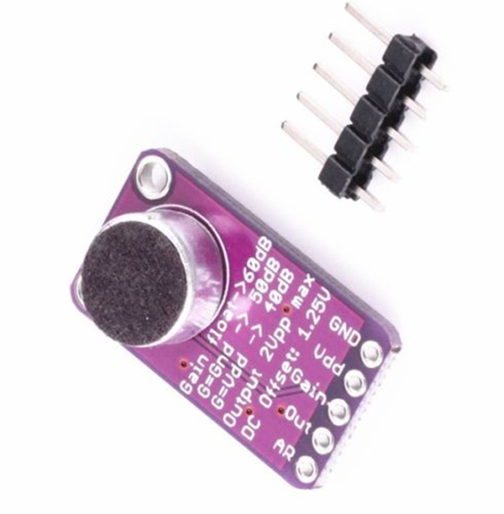 MAX9814 Microphone AGC Amplifier Board Module Auto Gain Control for ...
