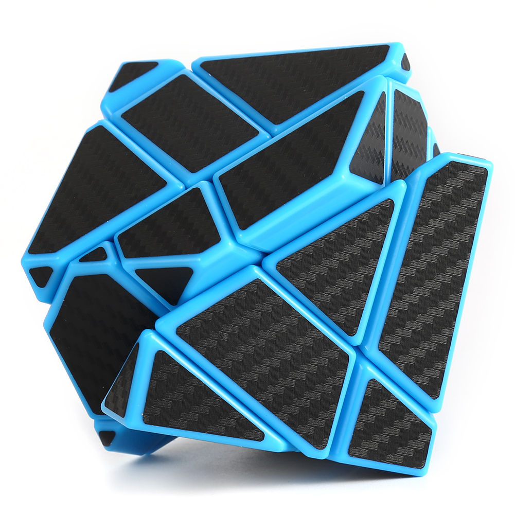 Ghost Cube Irregular Skewb Cube Twist Puzzle Smooth Carbon Fiber