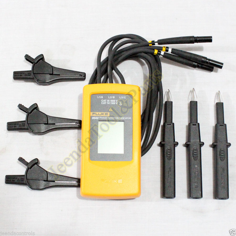 New Fluke 9040 Phase Rotation Indicator Tester Meters | eBay