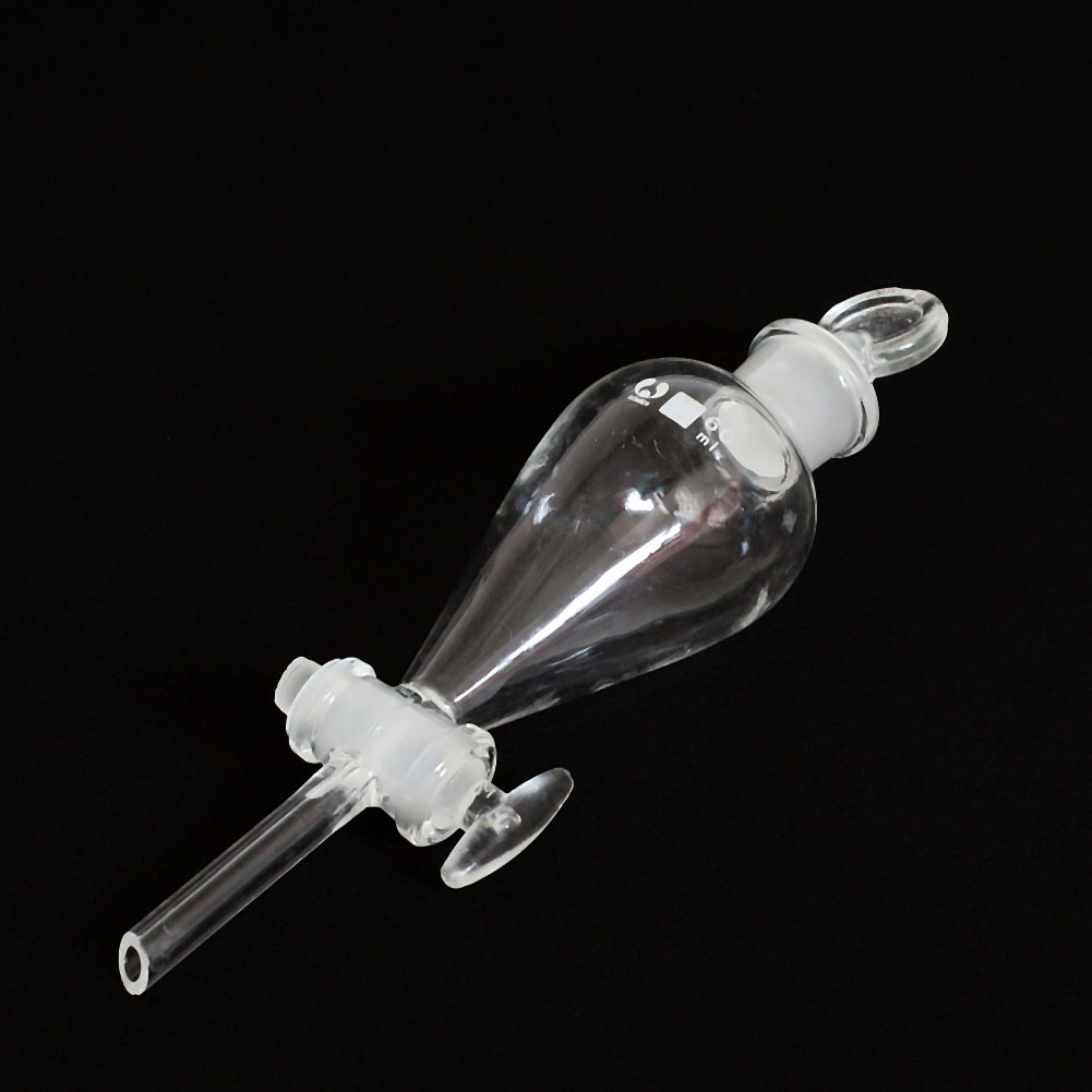 60ML~1000ML Lab Glass Separatory Funnel with Stopcock Chemistry ...