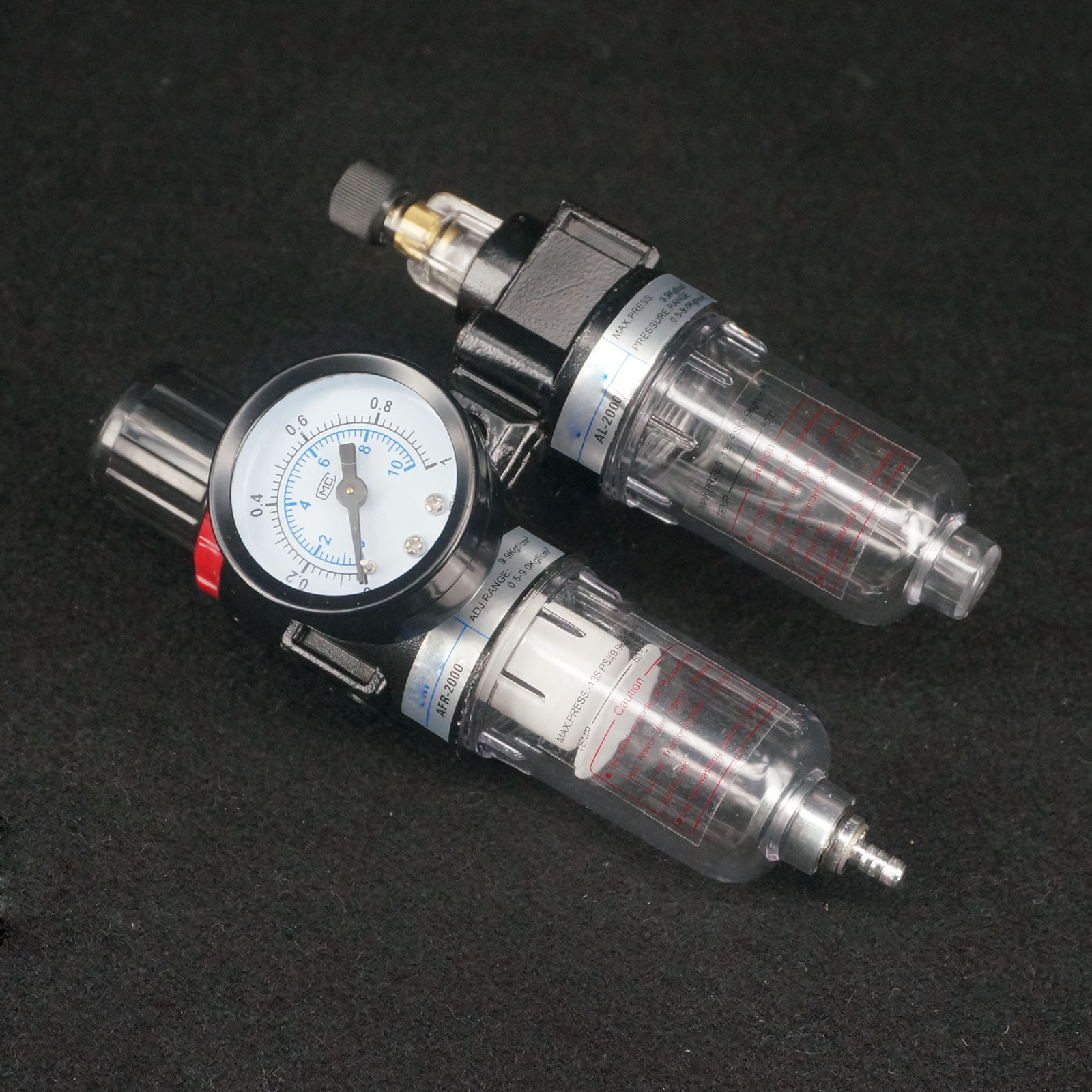 AFC2000 G1/4" Filter Regulator Combination Lubricator Two Union ...