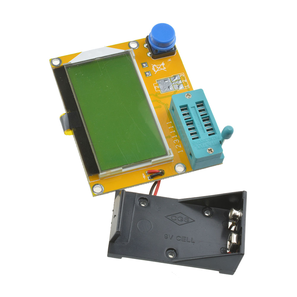 M328 LCR-T4 Transistor Tester Diode Triode ESR Meter MOS/PNP/NPN L/C/R ...