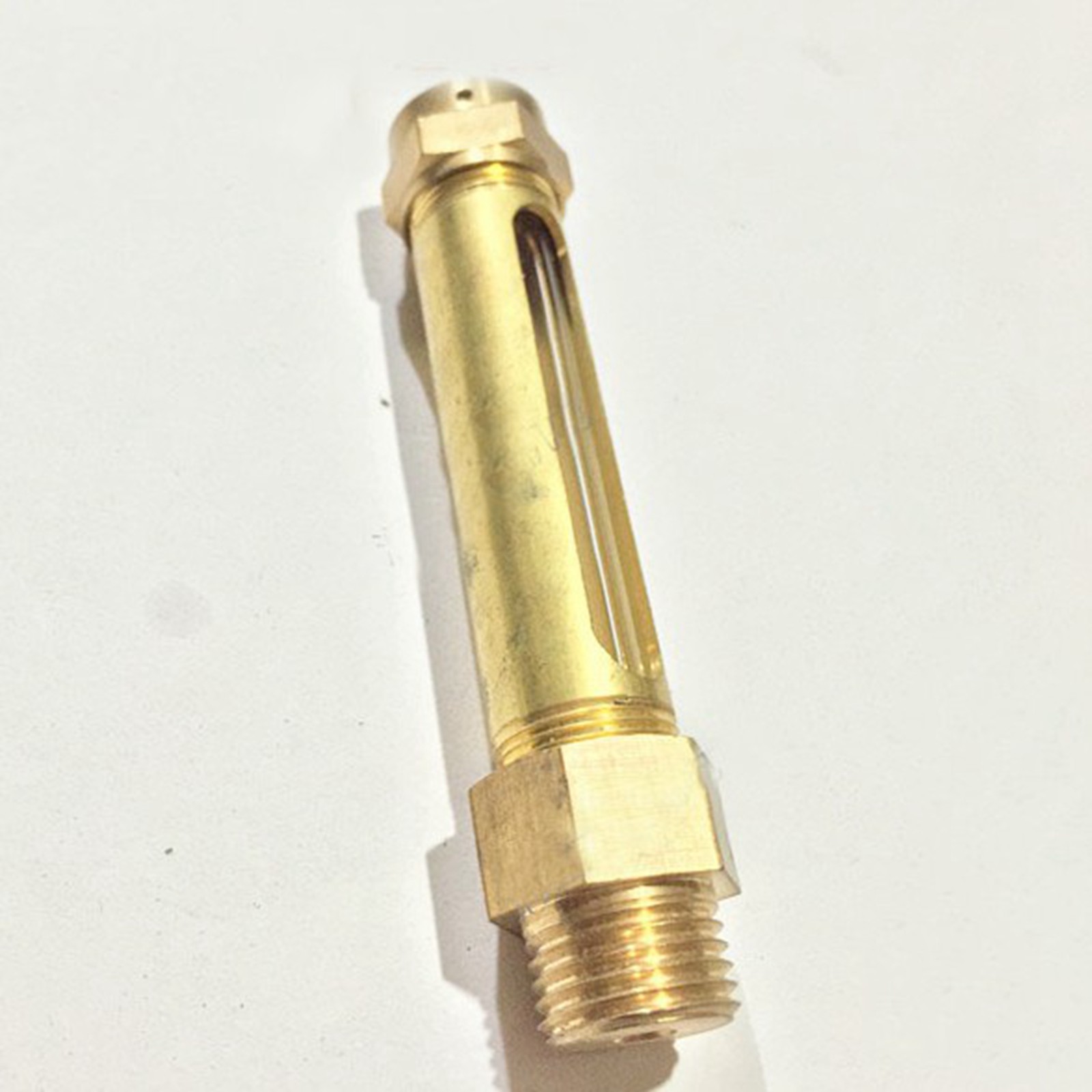1 4 BSP 200mm Lube Devices Brass Oil Level Gauge Indicator Sight Glass 1-4-bsp-200mm-lube-devices-brass-oil-level-gauge-indicator-sight-glass