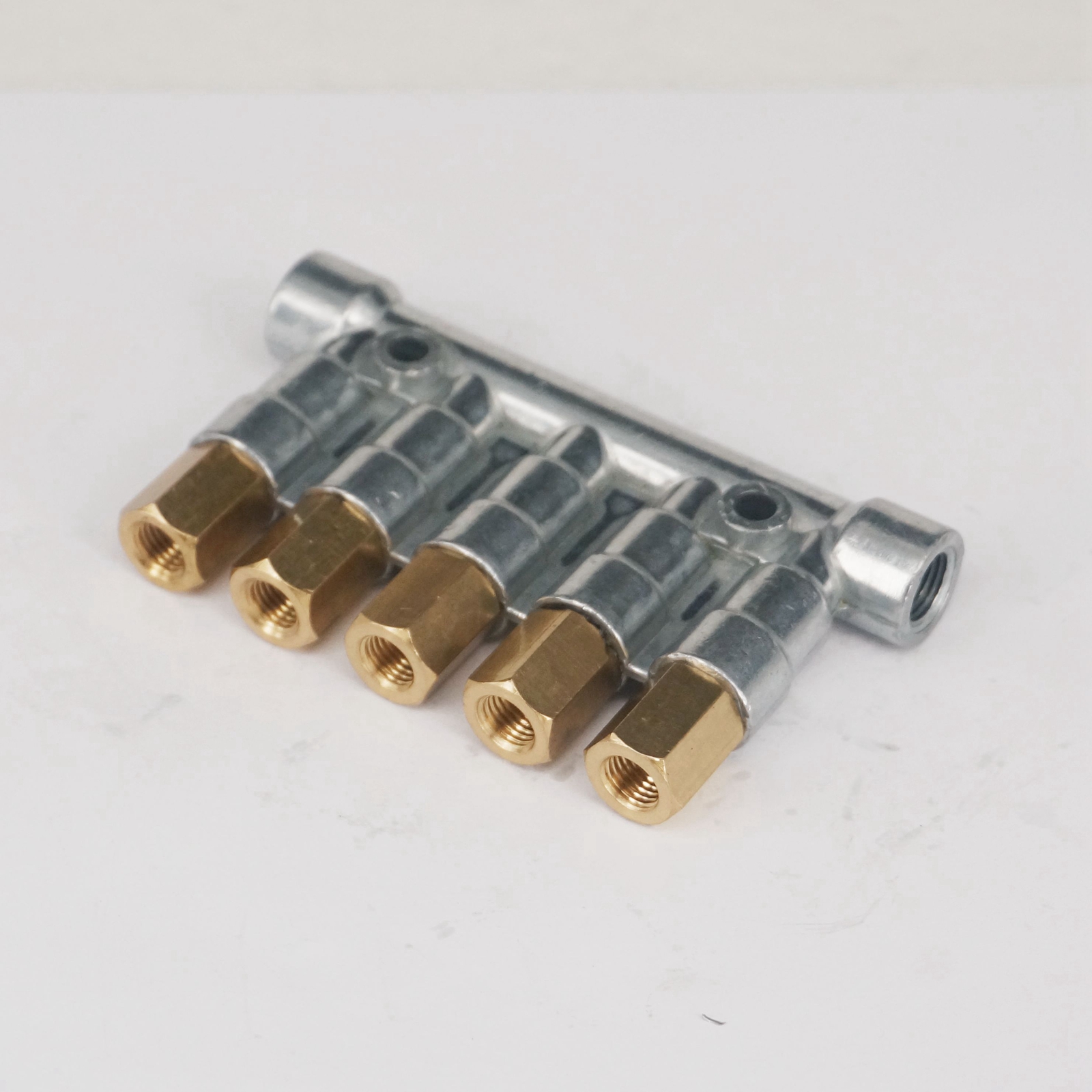 Aluminum Lube Oil Piston Distributor Value Manifold Block 5 Port for ...