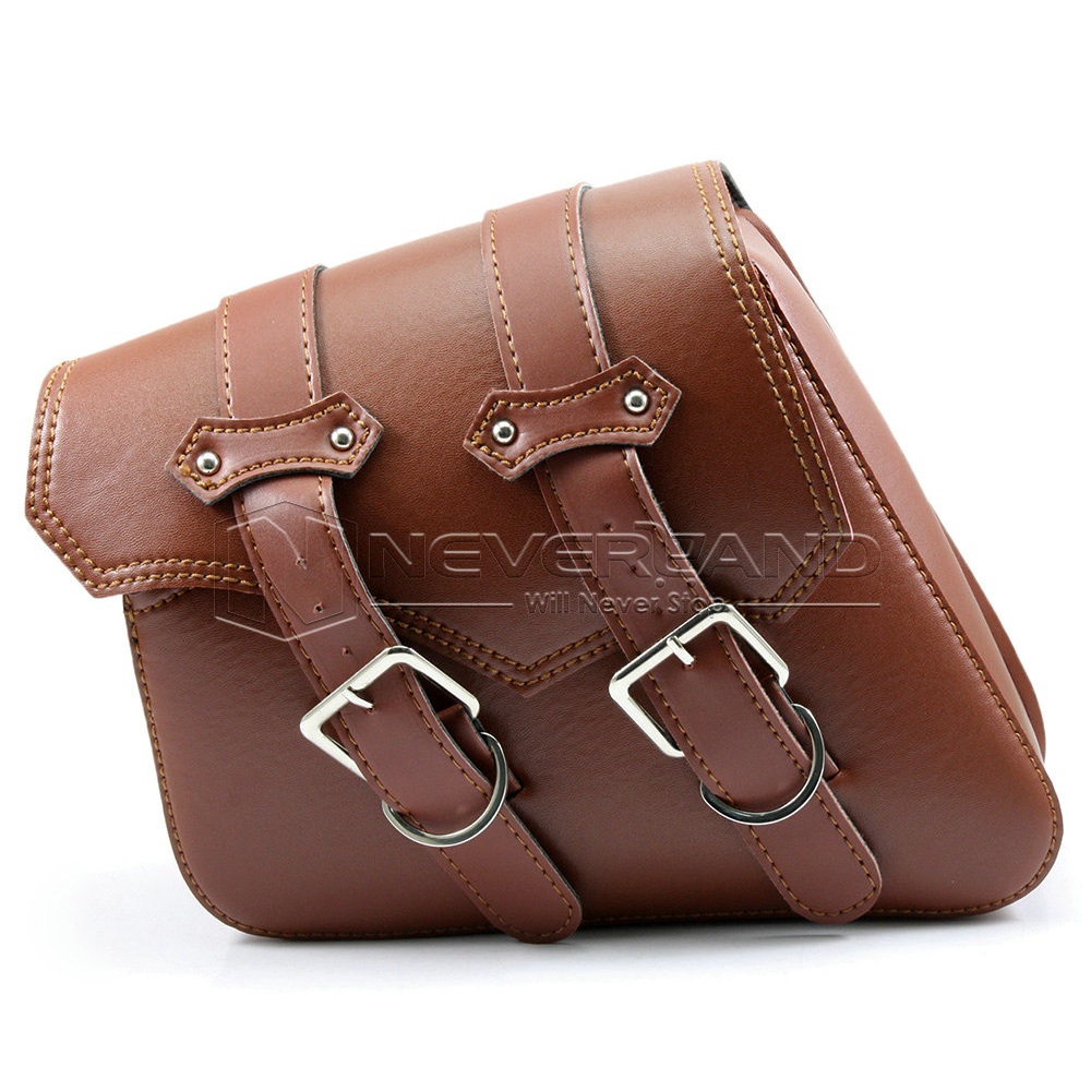 Vintage Leather Side Bags For Motorcycles | Paul Smith