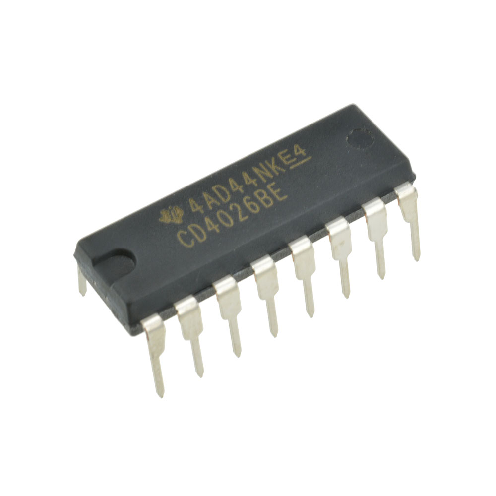 10PCS CD4026 CD4026BE 4026 IC DIP-16 CMOS Counters Decade/Divider IC M ...