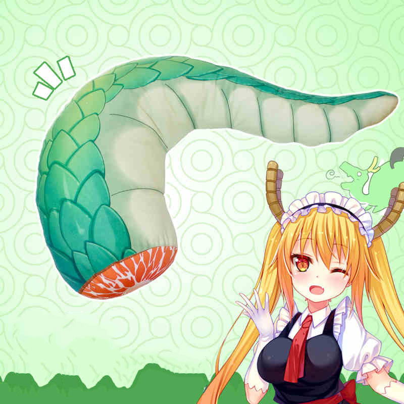 Anime Miss Kobayashis Dragon Maid Tohru Dragon Tail Pillow Cushion U Shape Cos Ebay