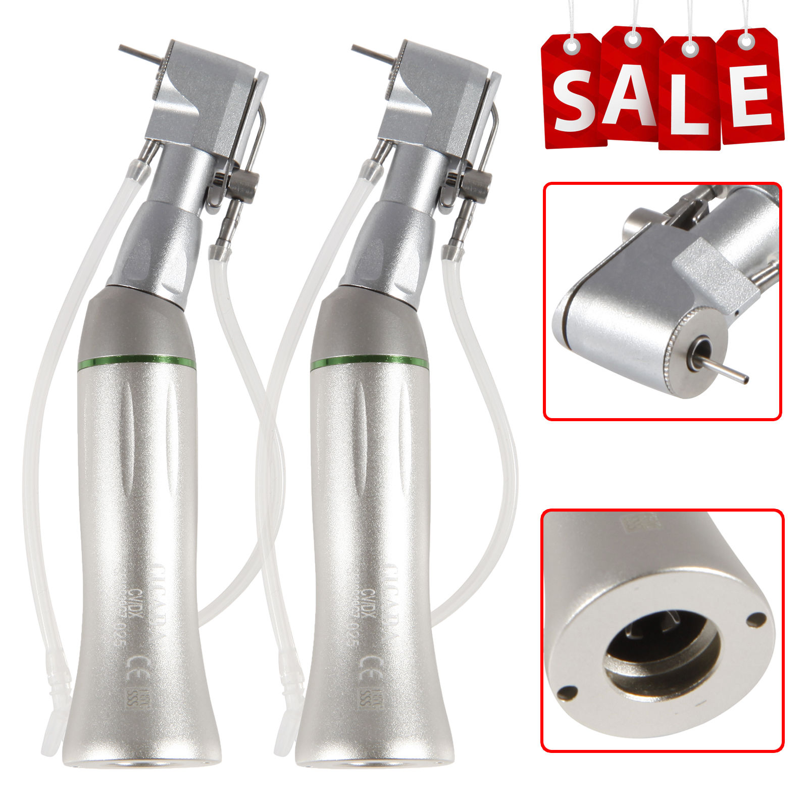 2* Dental Implant 20:1 Reduction Contra Angle Low Speed Handpiece for Micromotor | eBay