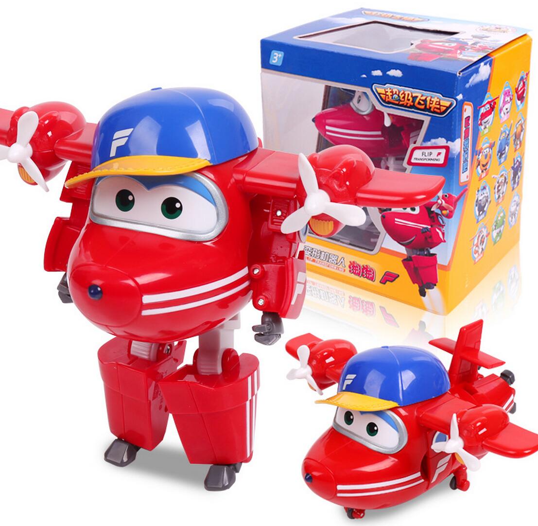 New 15cm Super Wings Robot Airplane Transformer Animation Character ...