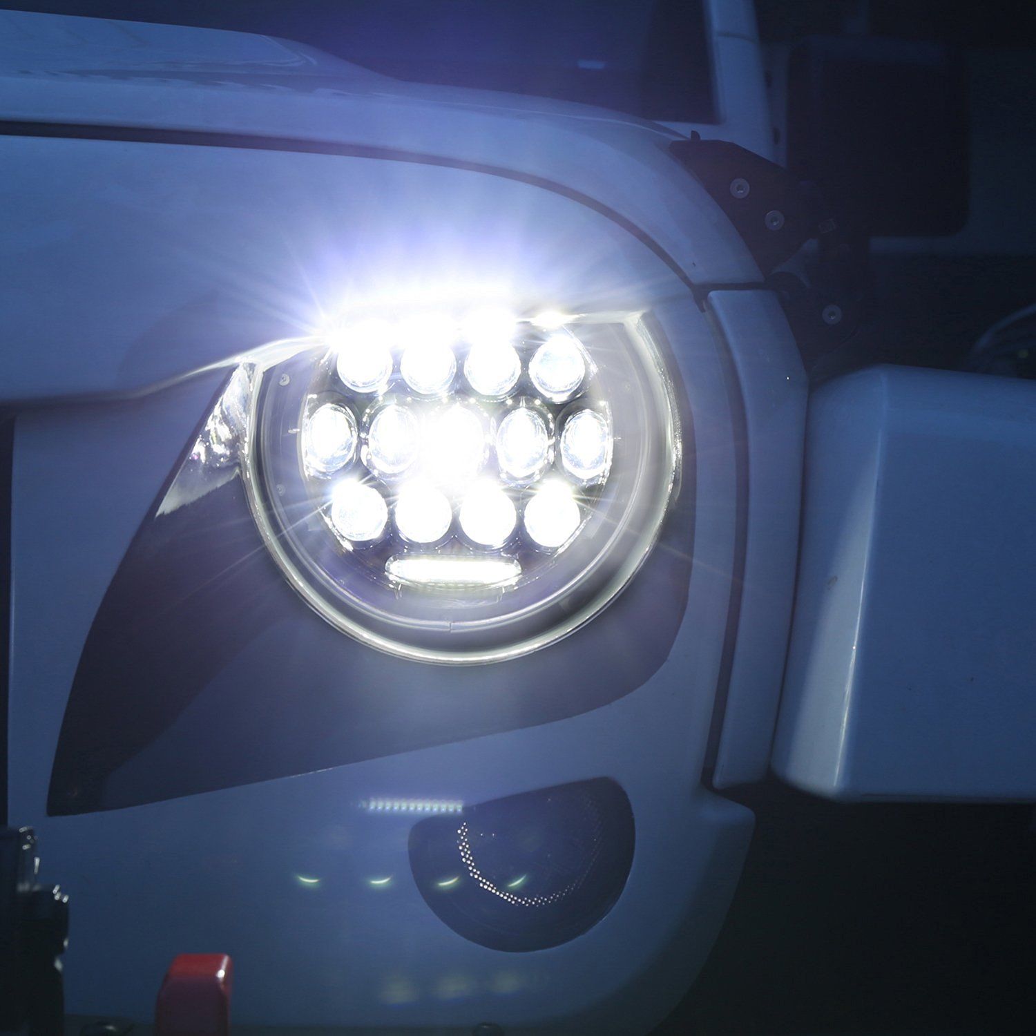 For 1995 Peterbilt 379EXHD 359 Pete Old Style Round Guide Headlight ...