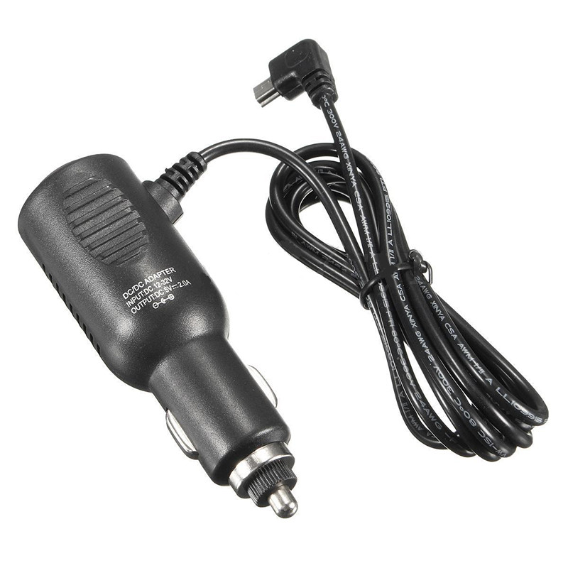 Mini USB DC 5V 2A Power Charger Adapter Cable Cord 3m 3.5m For Car DVR ...