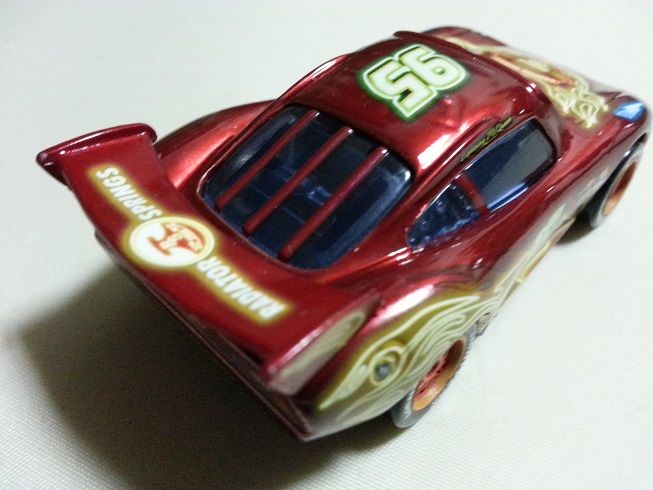 Mattel Disney Pixar Cars Neon Racers Lightning McQueen Metal Toy Car 1: ...