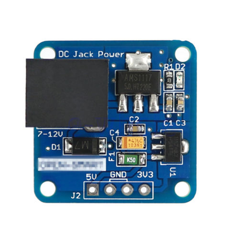 Arduino DC-Jack 7-12V to 5V/3.3V Step-down Buck Converter Power Supply ...