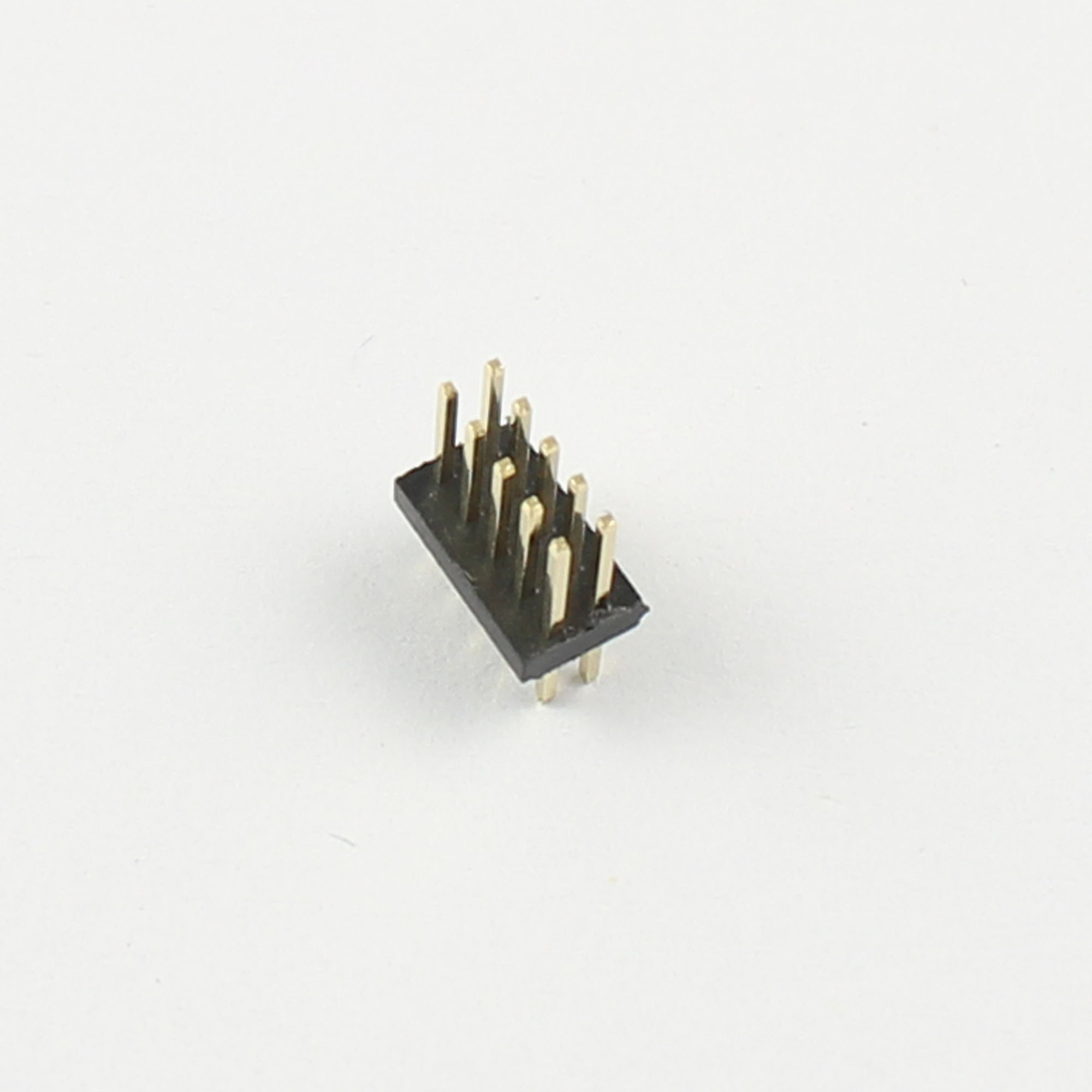100Pcs Gold Plated 1.27mm Pitch Male 2x5 Pin 10 Pin Straight Pin Header ...