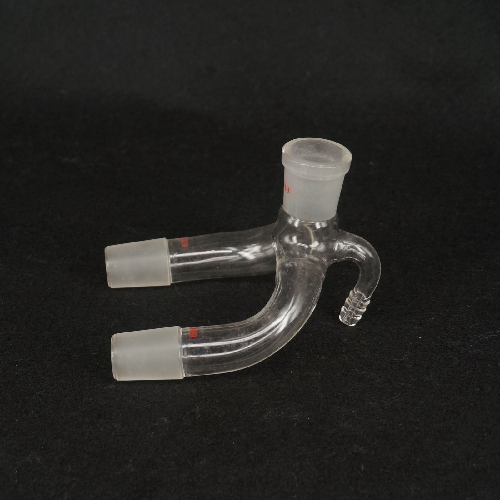 24/29 x 24/29 Joint 2-Way Lab Glass Vacuum Receiver Adapter Science ...