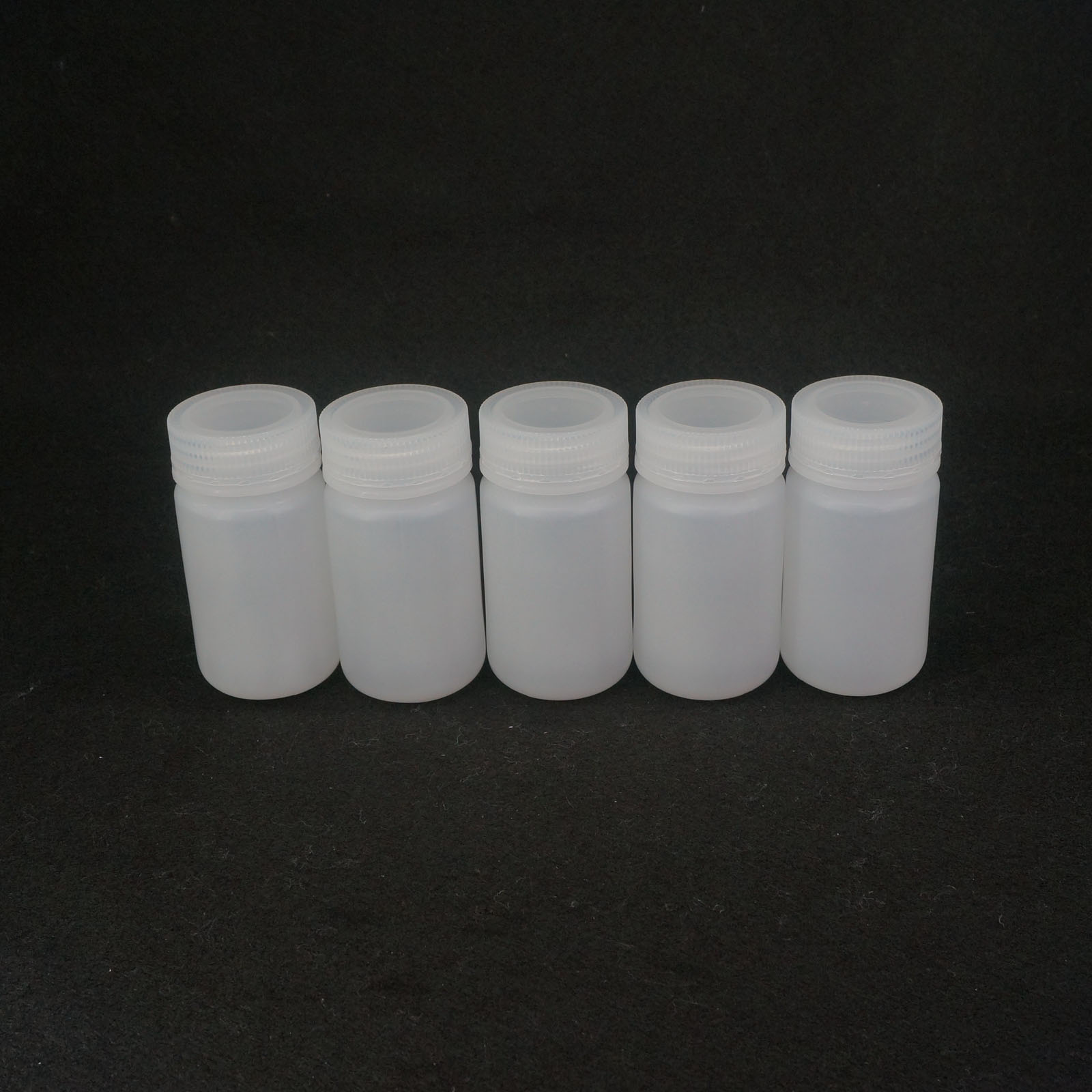 Lot5 5ml-500ml White PP Plastic Cylindrical Chemical Container Reagent ...