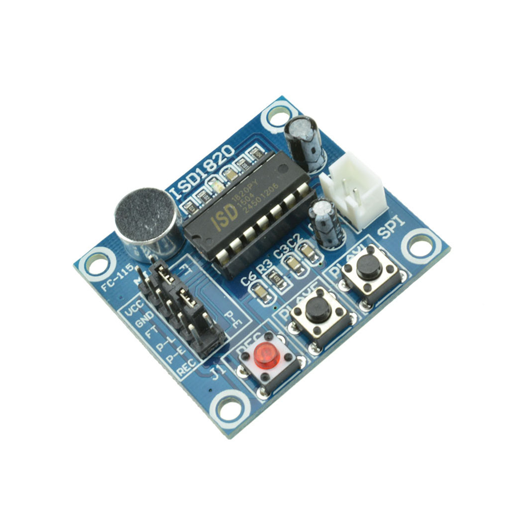 ISD1820 Sound Voice Recording Playback Module With Mic Sound Audio ...