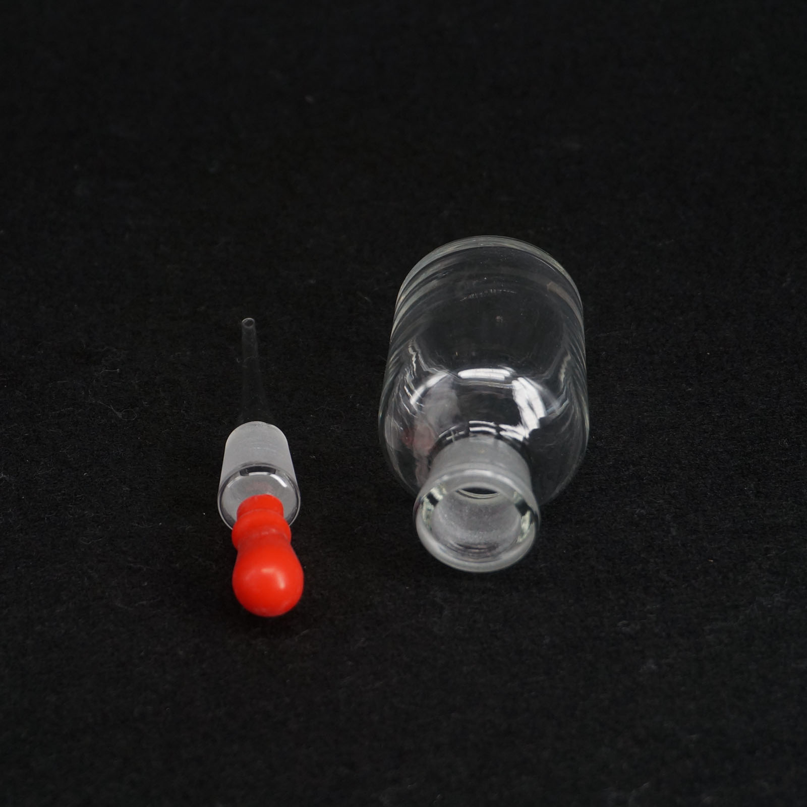 30/60/125ML Clear Glass Dropping Bottle Pipette With Ground Stopper and ...