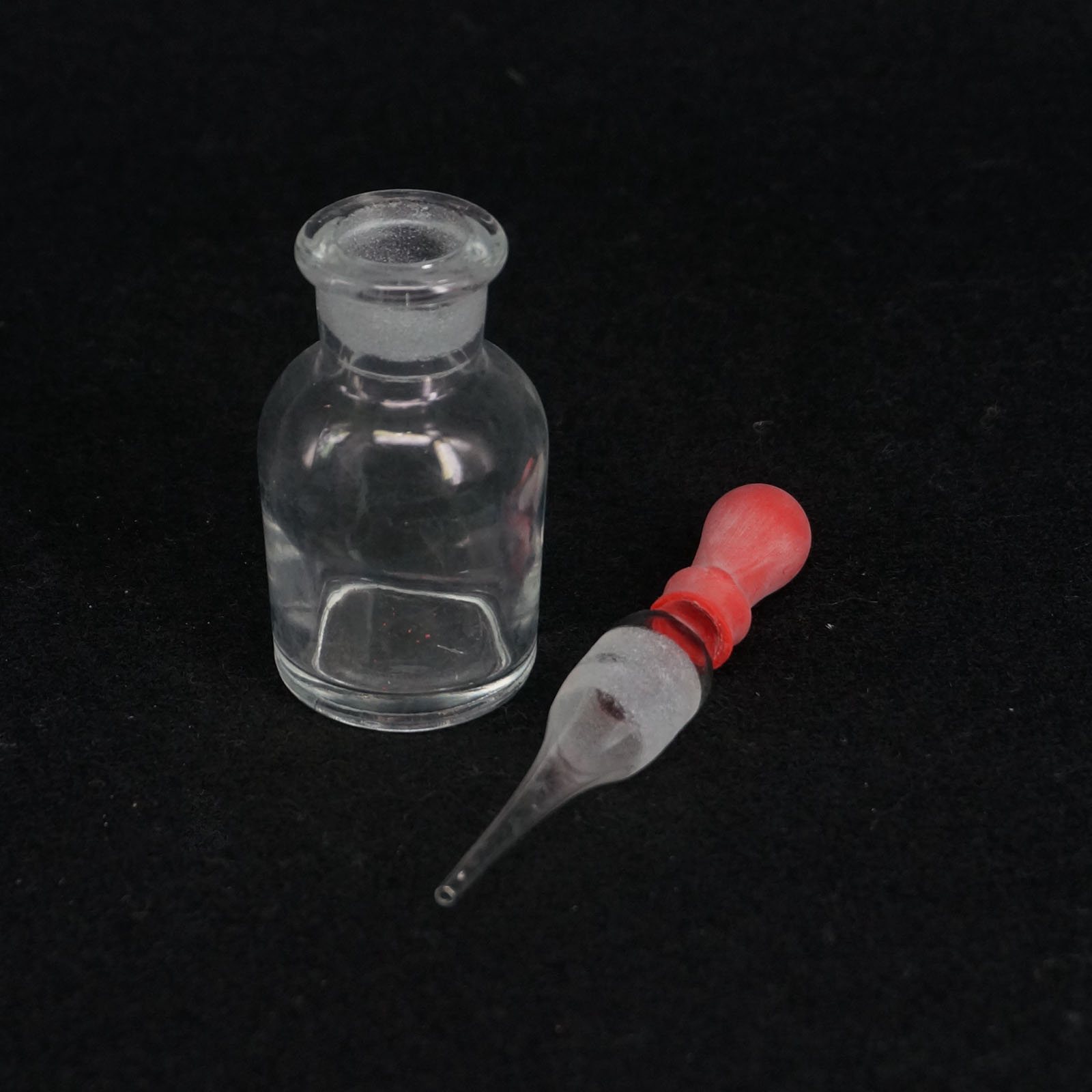 30/60/125ML Clear Glass Dropping Bottle Pipette With Ground Stopper and ...