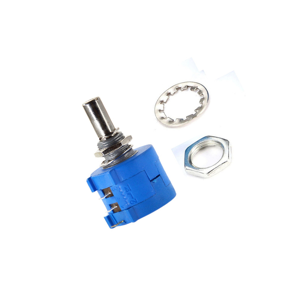 3590S Rotary Wirewound Precision Potentiometer 10 Turn Ohm Variable ...