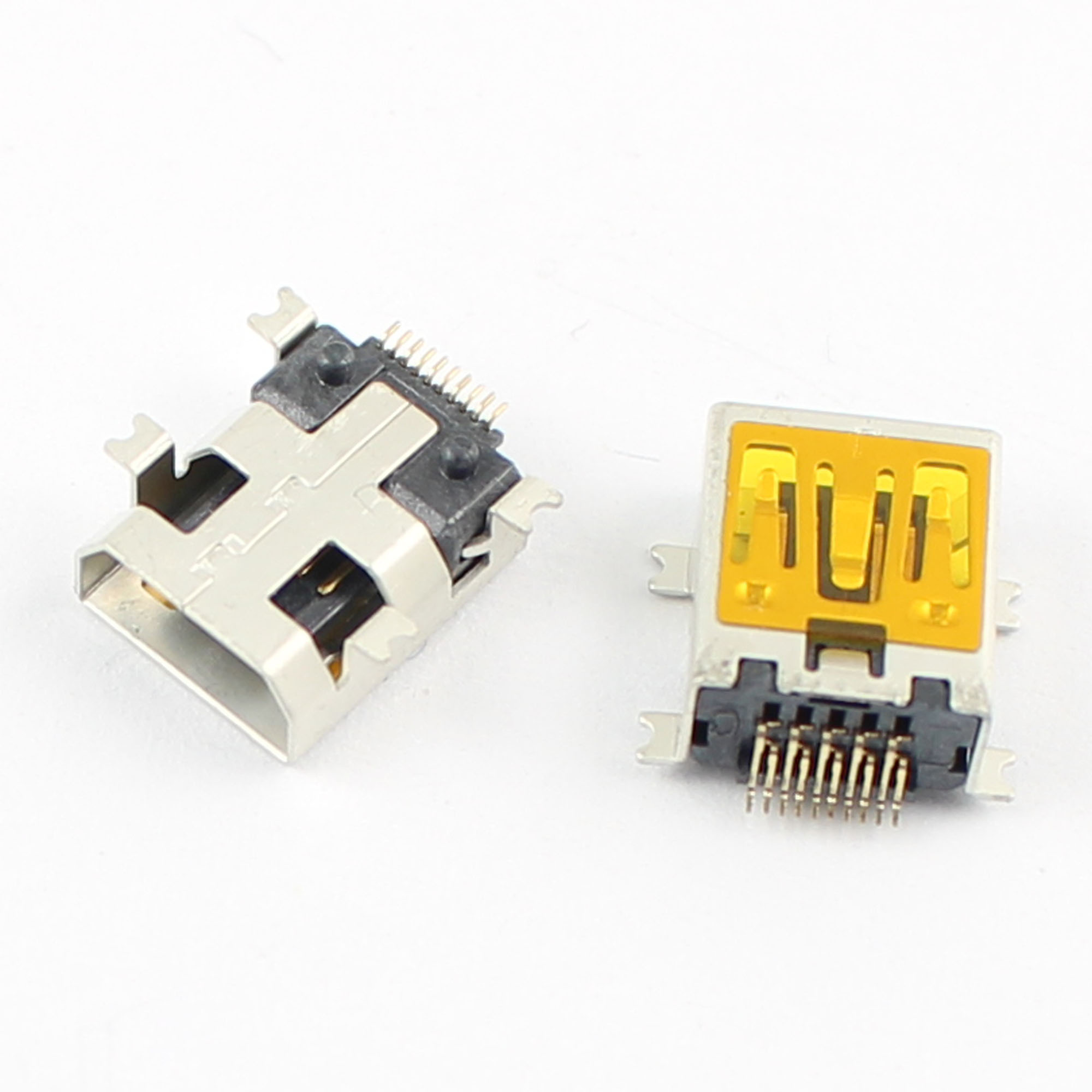 10Pcs Mini USB 10 Pin Female SMT SMD PCB Socket Connector | eBay