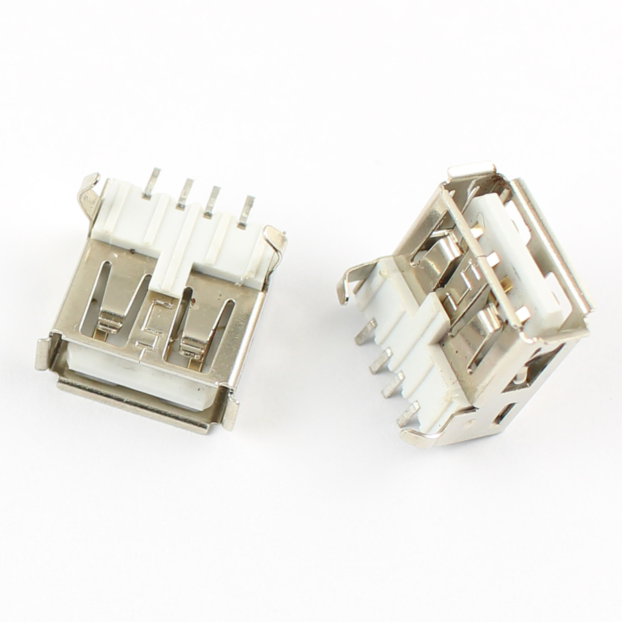 100pcs Usb 2 0 Type A 4 Pin Female Smt Smd Pcb Socket Connector Diy Ebay