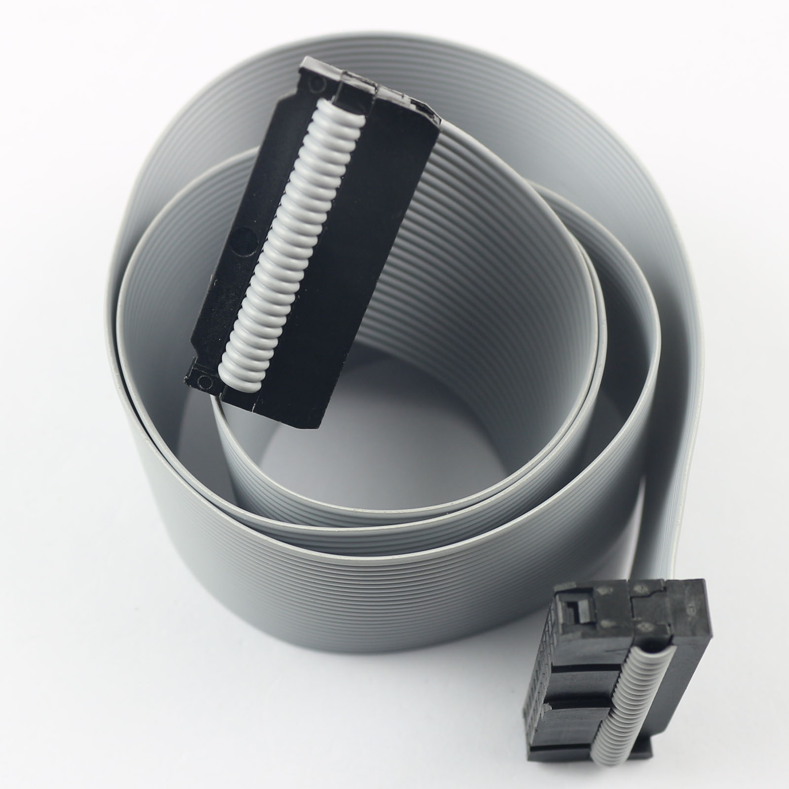 2Pcs 2.54mm Pitch 2x12 Pin 24 Pin 24 Wire IDC Flat Ribbon Cable Length ...