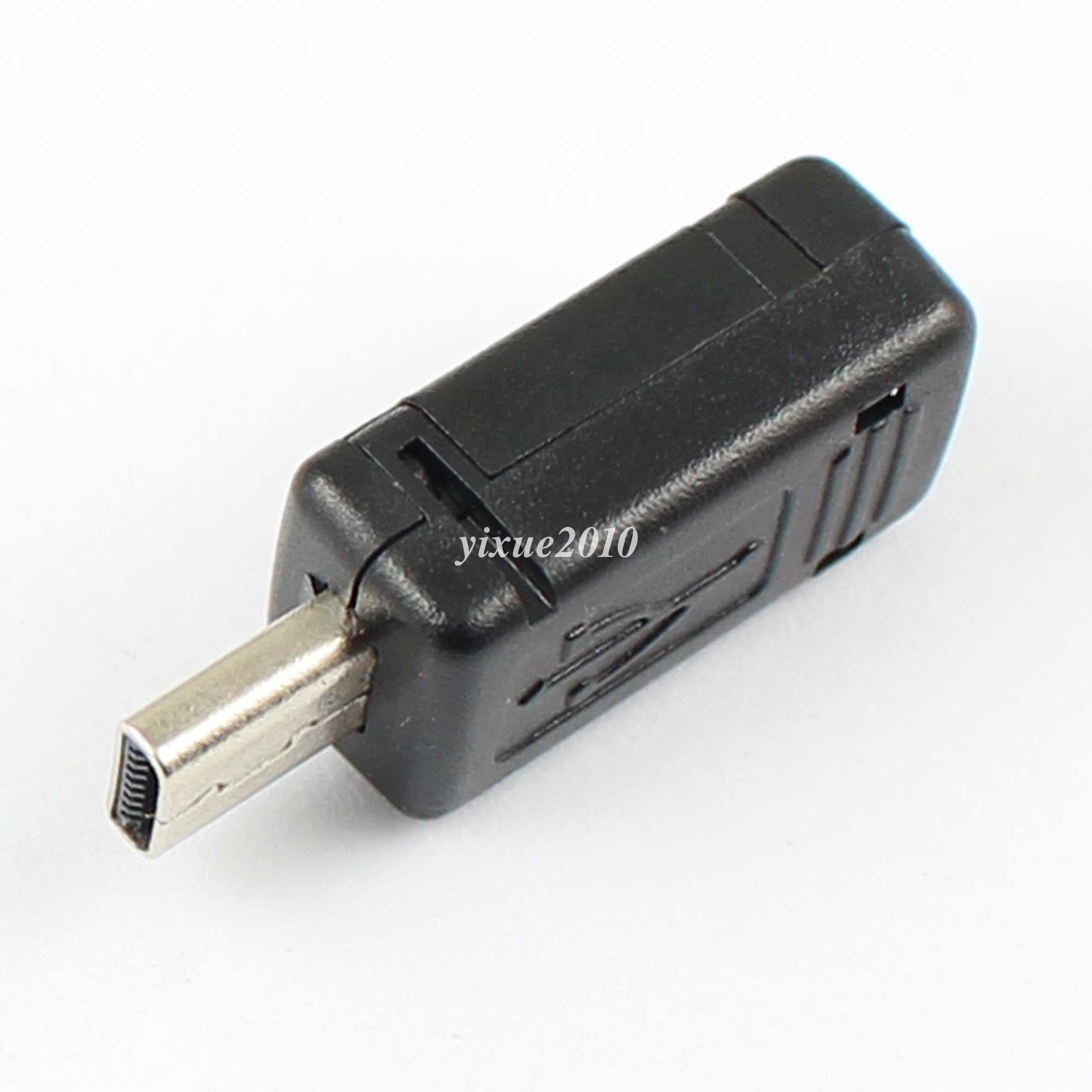 5Pcs Mini USB 8 Pin Male Socket Connector With Plastic Cover | eBay