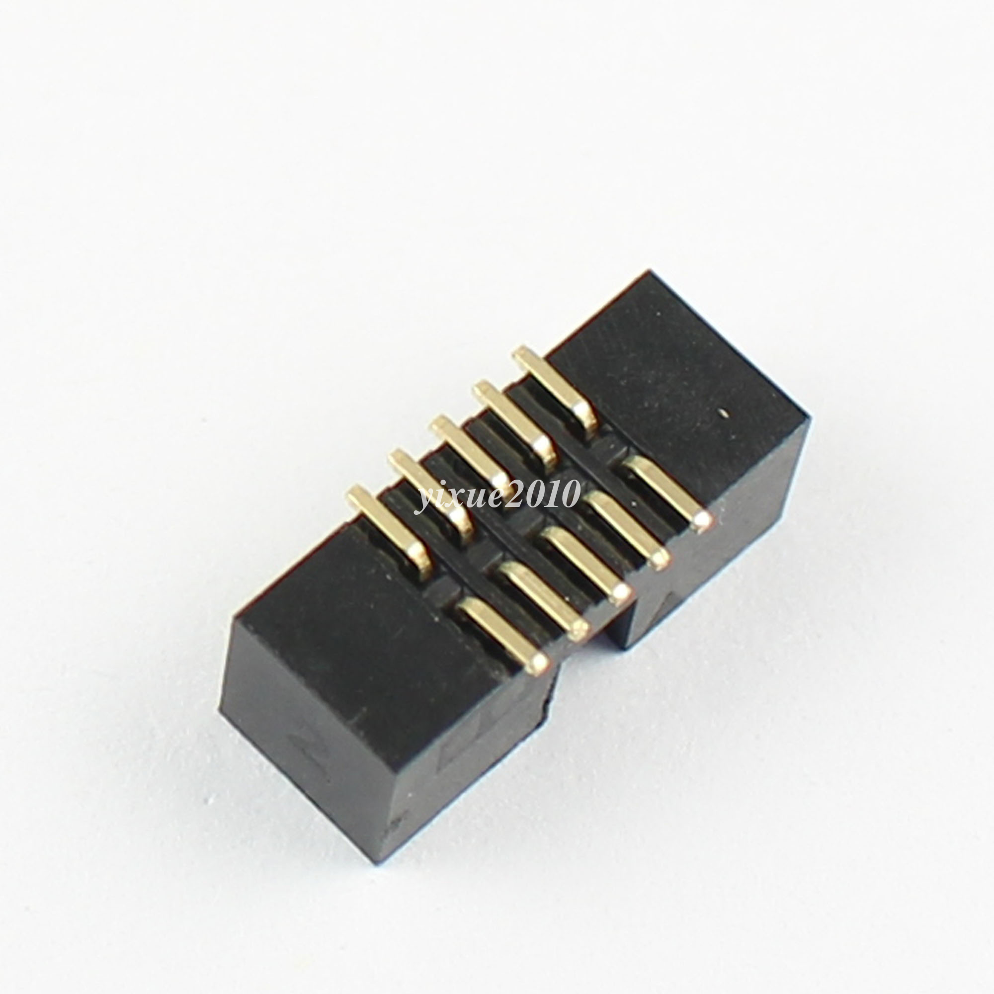 5Pcs 1.27mm Pitch 2x5 Pin 10 Pin SMT SMD Male Shrouded Box Header IDC Connector | eBay