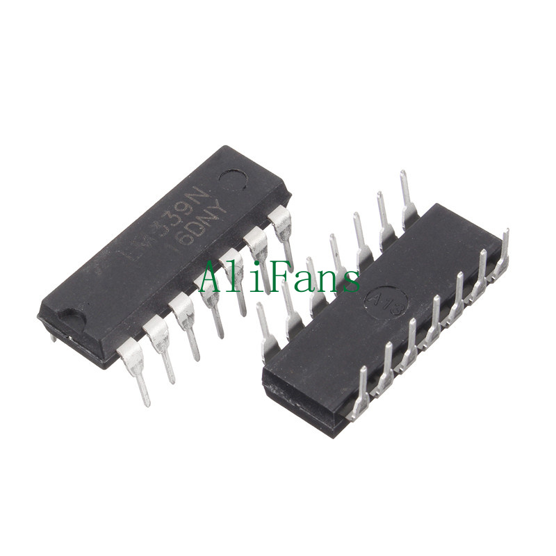 10pcs IC LM339 LM339N DIP-14 LOW POWER Quad Voltage Comparator | eBay