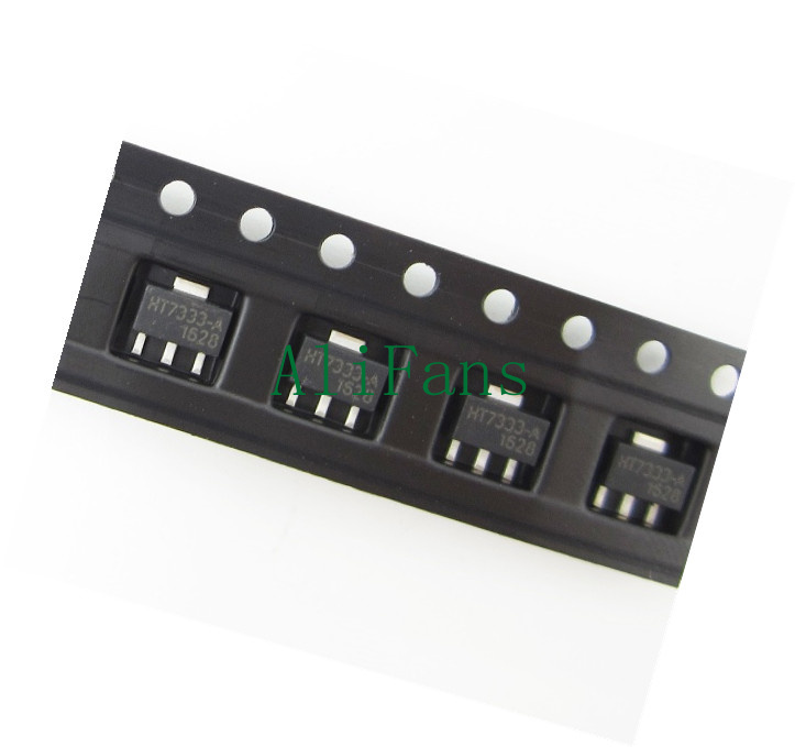 10PCS HT7333-A HT7333 3.3V SOT-89 Low Power Consumption LDO Voltage ...