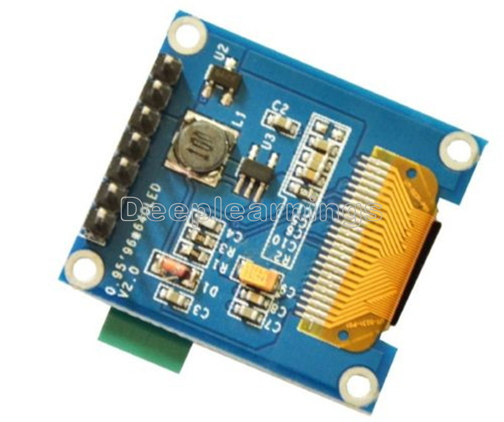 0.95 Inch 7pin Full Color 65K Color SSD1331 SPI OLED Display Module For ...