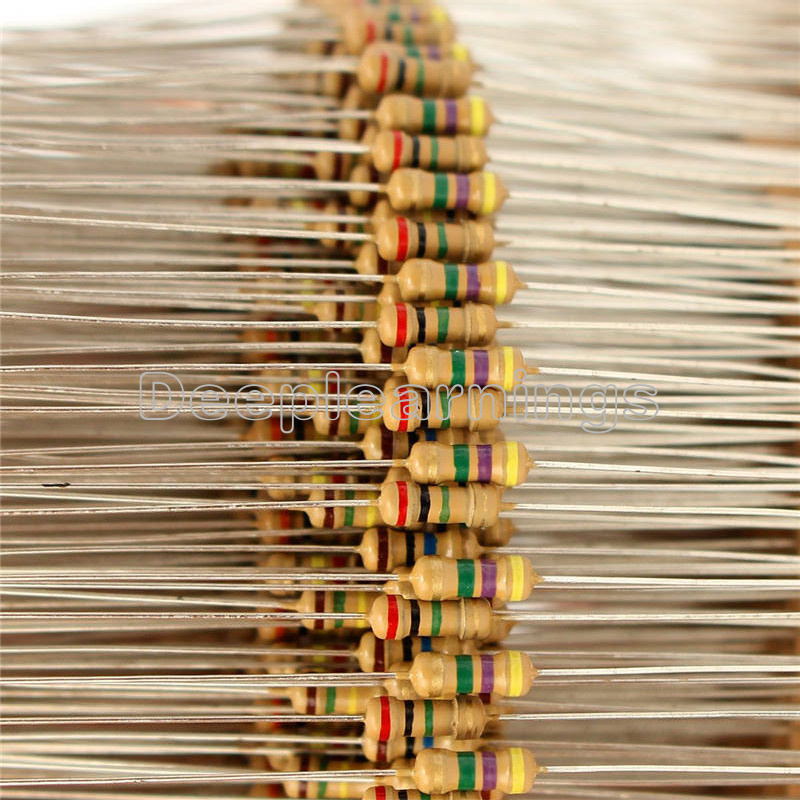 100PCS 4.7K 4K7 Ohms 1/4W 0.25W 5% Carbon Film Resistors Resistance | eBay