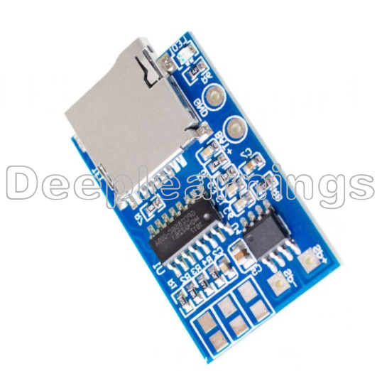 5PCS GPD2846A TF Card MP3 Decoder Board 2W Amplifier Module For Arduino ...