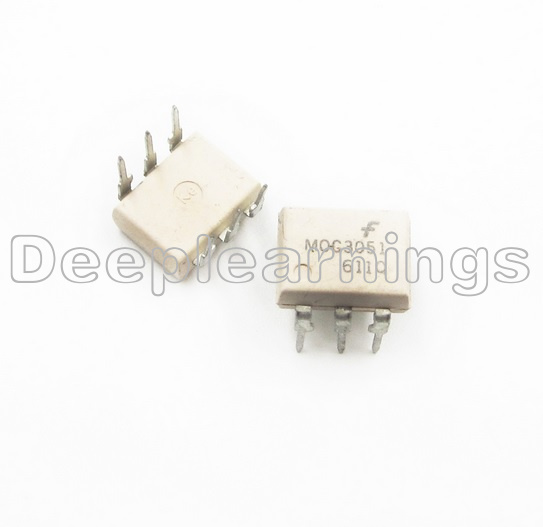 3PCS IC MOC3051 FSC OPTOCOUPLER TRIAC-OUT 6-DIP NEW | eBay
