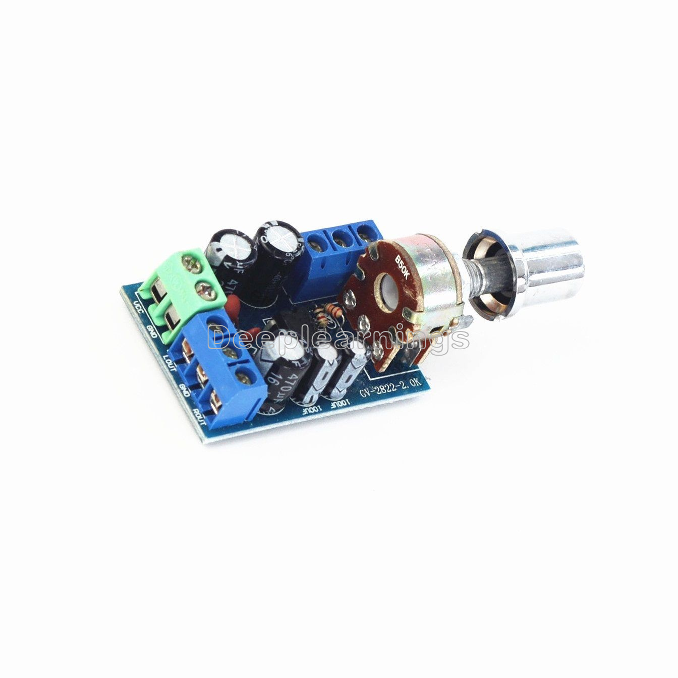 TDA2822M Mini 2.0 Channel 1W×2 Stereo Audio Power Amplifier Board DC 5V ...