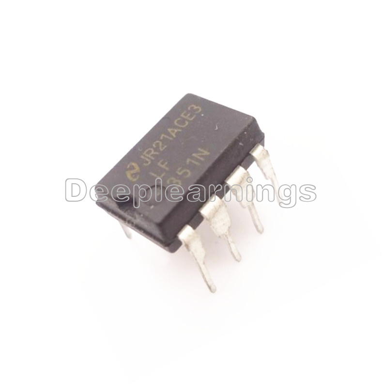 10PCS LF351 LF351N High Speed Wide Bandwith J-FET Op Amp IC | eBay