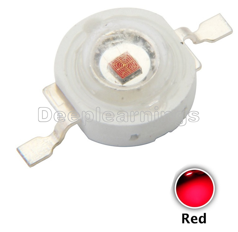 50PCS 1W Red Led Chip High Power LED Beads 50LM Red NEW | eBay