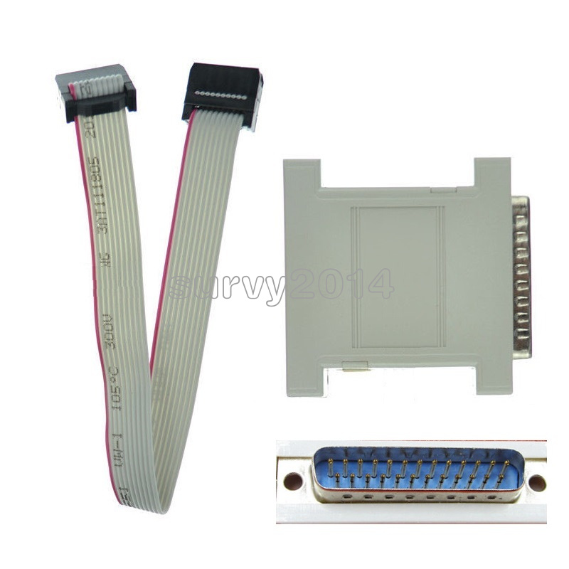 Jtag Download Cable Xilinx Lpt Parallel Programmer Cpld Fpga Xc2c64 Xc9572 Db25 Ebay