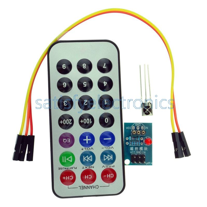 HX1838 VS1838 NEC Infrared IR Wireless Remote Control Sensor Module For ...