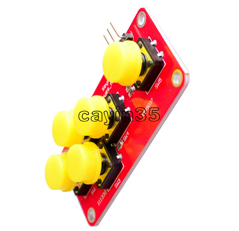 Analog Button For Arduino Ad Keyboard Electronic Blocks Simulate Five Key Module Ebay