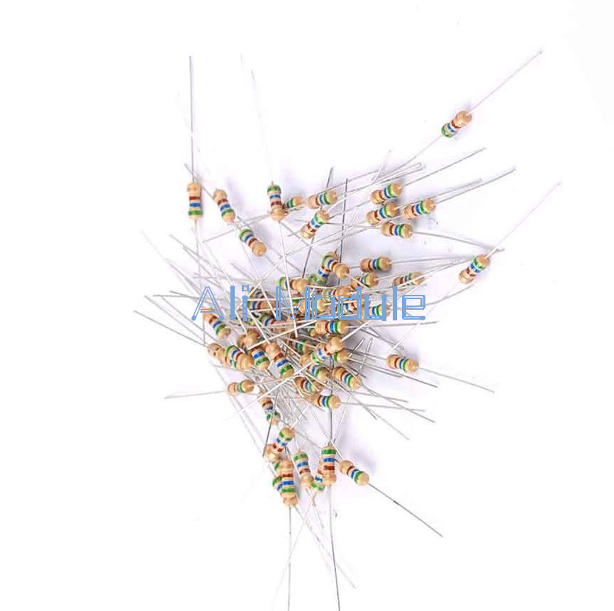 100PCS 4.7K 4K7 Ohms 1/4W 0.25W 5% Carbon Film Resistors Resistance AM ...