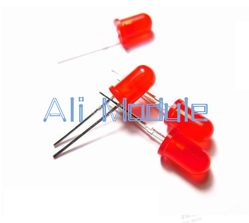 100PCS LED 5MM RED COLOR RED LIGHT Super Bright Bulb Lamp ModuleMe | eBay