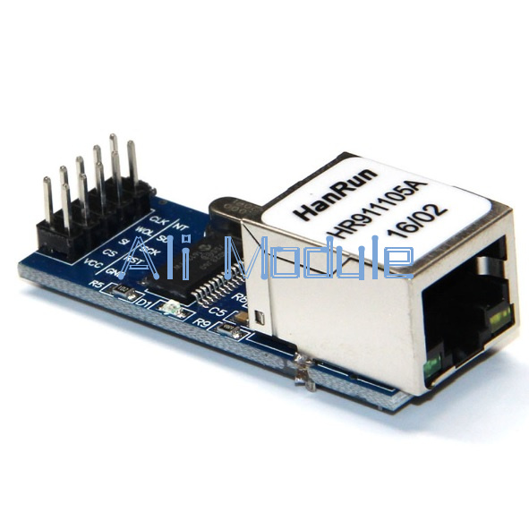 Mini ENC28J60 Ethernet LAN / Network Module For 51 AVR STM32 LPC Module ...