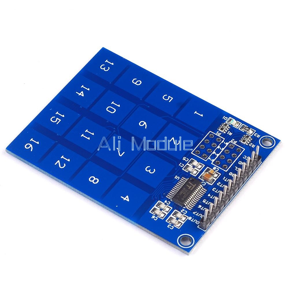 2pcs TTP229 16 Channel Digital Capacitive Switch Touch Sensor Module ...